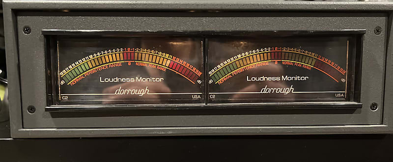 Dorrough C2 Loudness Monitor 2 Channel Meter - Gray | Reverb