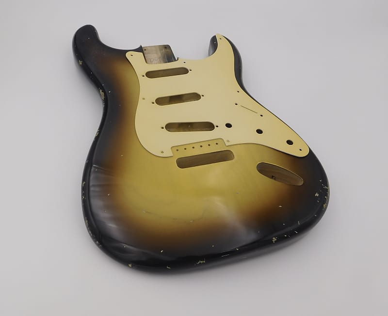 3lbs 14oz BloomDoom Nitro Lacquer Aged Relic 2 Tone Sunburst | Reverb