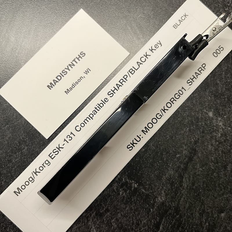 ORIGINAL Moog/Korg/Univox Replacement Black/Sharp Key (for | Reverb