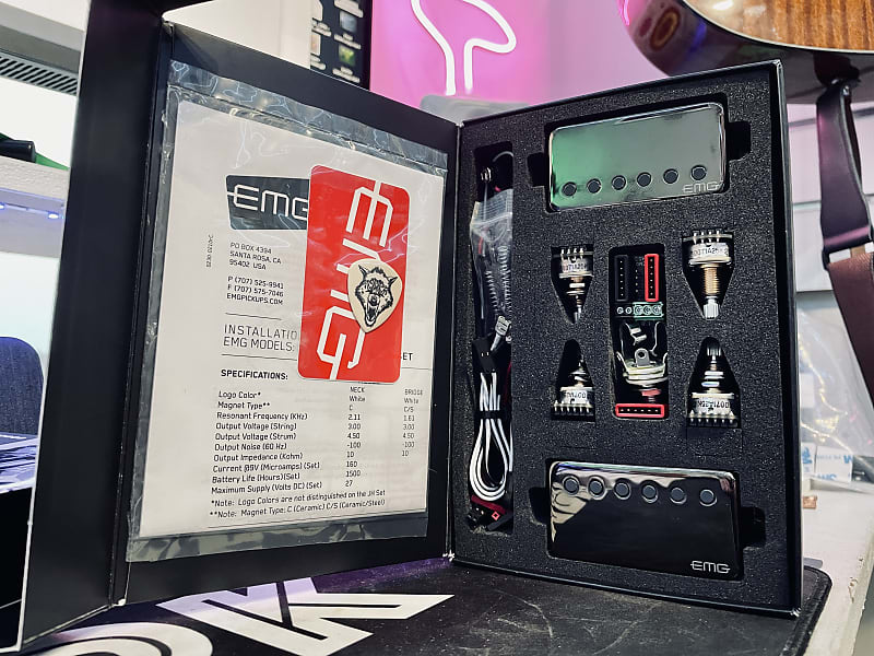 EMG JH Het Set James Hetfield Signature Guitar Pickup Set, | Reverb