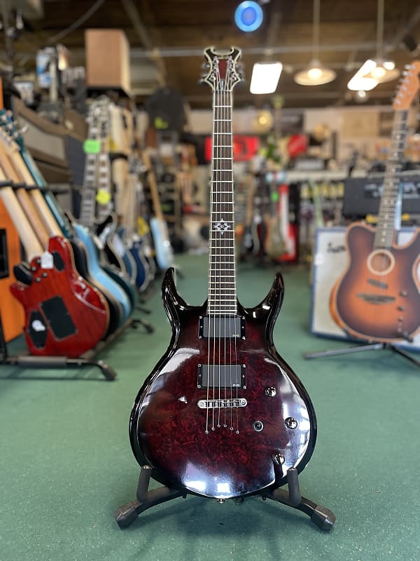 Schecter Devil Custom 2008 Blood Red Burst | Reverb