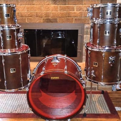 YAMAHA VINTAGE GEN1 STAGE CUSTOM SHELL PACK 7 PC BASS, | Reverb Canada