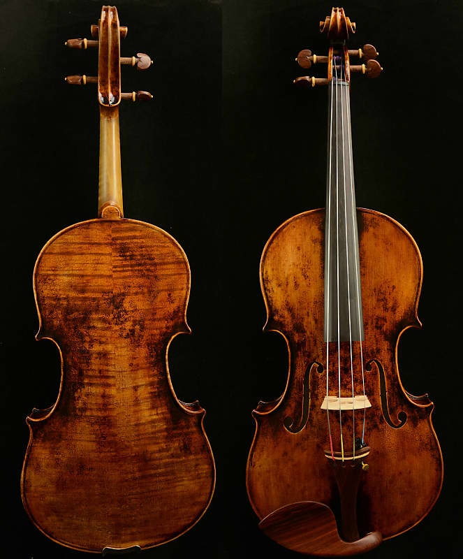 Amazing Tone 15.7''(398mm) Viola! Master Wang's Own Work | Reverb