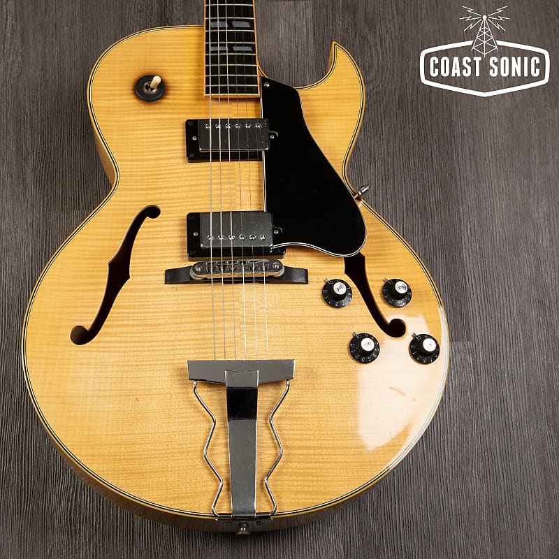 1977 Greco N-60 Made in Japan ES-175 Flame Maple - Fujigen | Reverb
