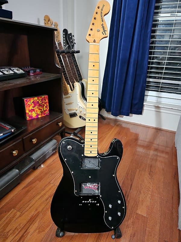 Squier Telecaster Deluxe 2019 - Black | Reverb