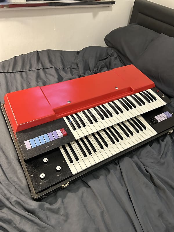 Elka Panther Duo Organ Late 60s - Red | Reverb