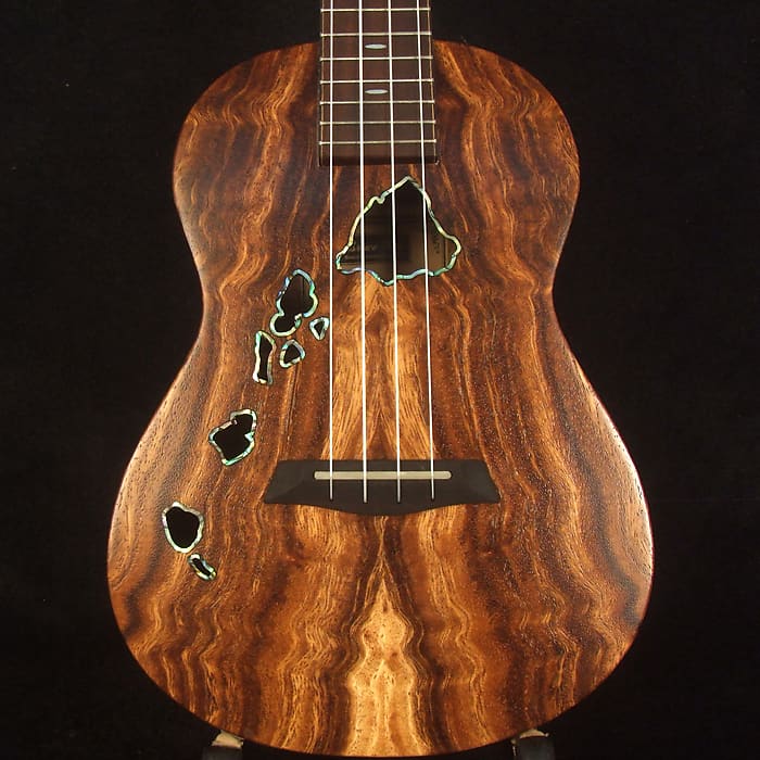 Bruce Wei Solid Curly Acacia Concert Ukulele, The Islands | Reverb