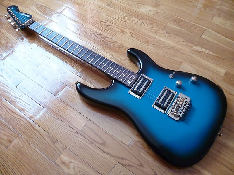 Fernandes The Function FST-95 Stratocaster 1984 Blue Burst | Reverb