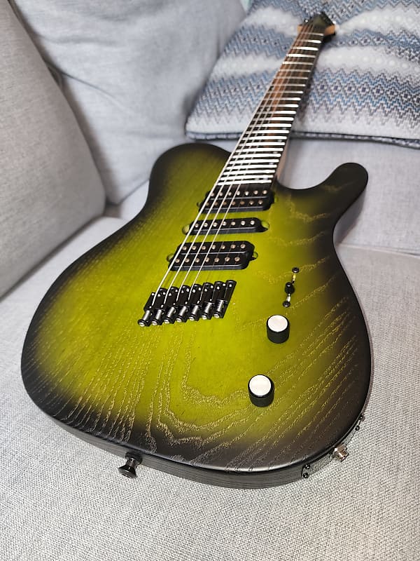 Kiesel S7M Solo 7-String Multiscale Translucent Moss Green | Reverb