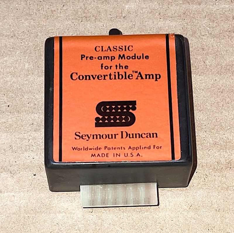 Vintage Seymour Duncan Classic Convertible Amplifier Pre-Amp | Reverb