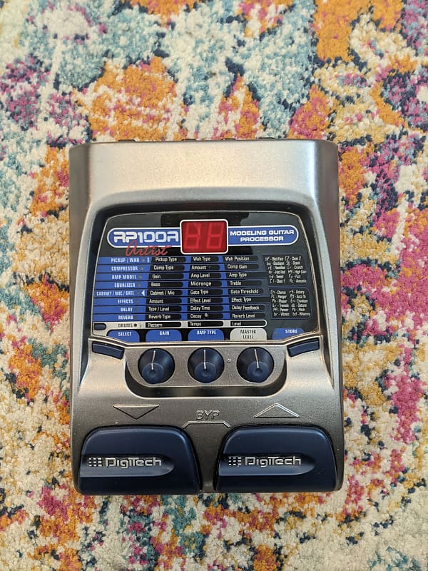 DigiTech RP100A Modeling Guitar Processor | Reverb