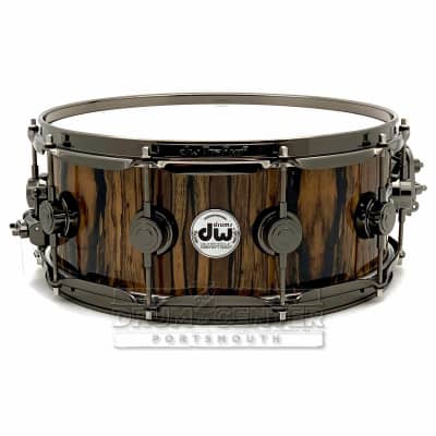 DW Collector's SSC Maple Exotic 8x14" (Blue Anodized to Black | Reverb