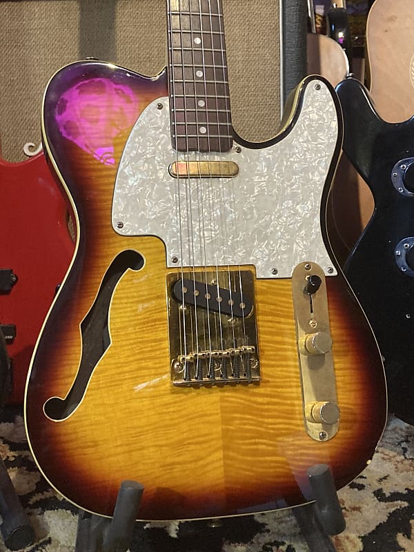 Waterstone Thinline T Style "Tele" RARE It's one TUFF DAWG! | Reverb