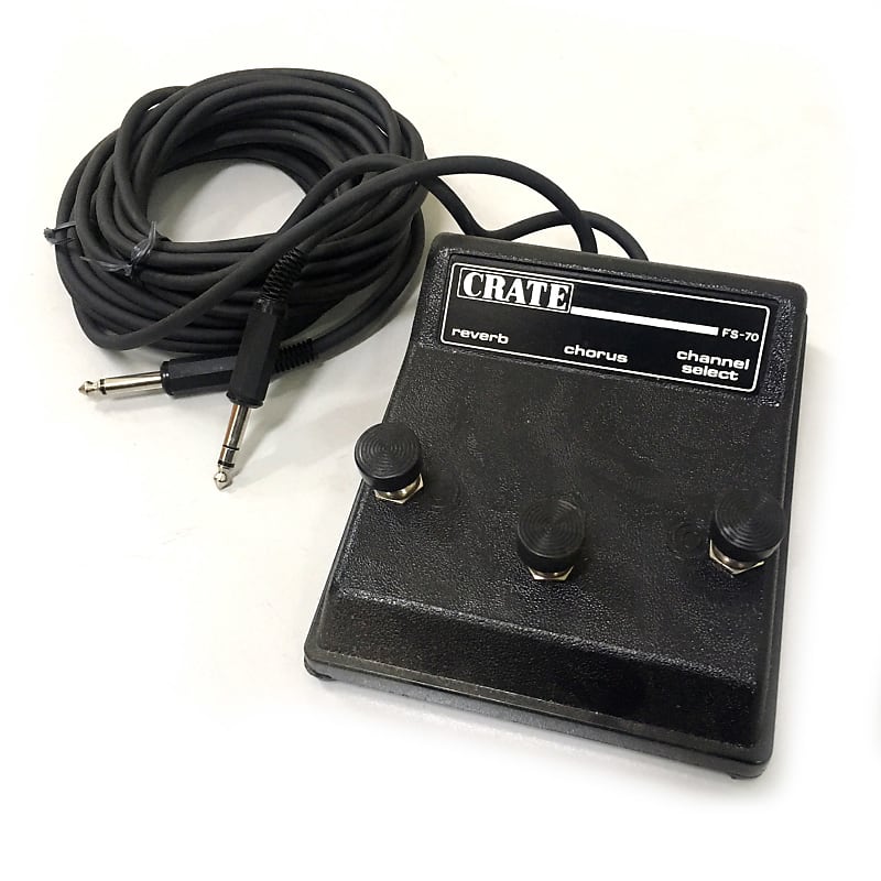 Crate FS-70 Pedal de cambio de canal con Reverb y Chorus | Reverb