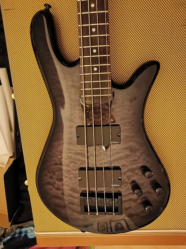 Spector Legend 4 Custom 2009 Transparent Black | Reverb