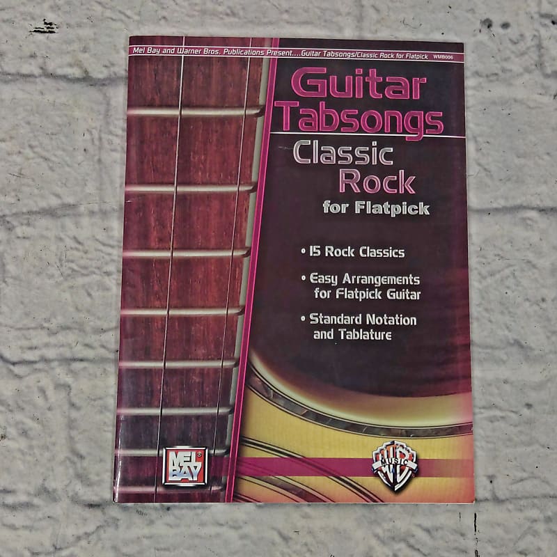 Guitar Tabsongs Classic Rock for Flatpick - 15 Rock Classics | Reverb