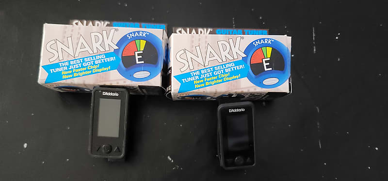 Snark SN-1X and D Aaddario Eclipse clip on Tuners X4 | Reverb
