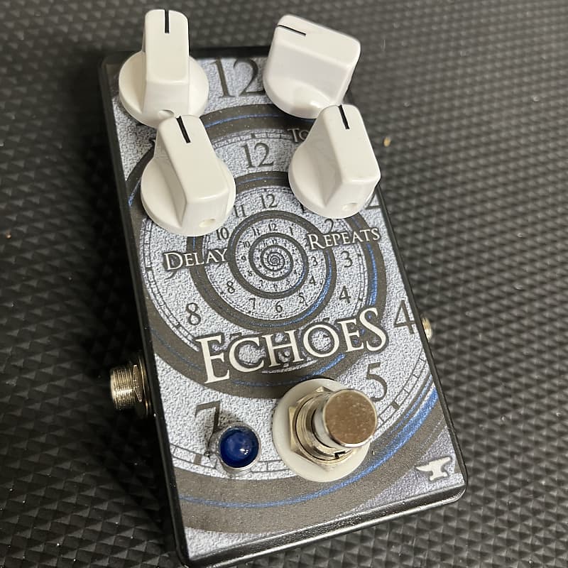 Frank The Anvil FX Echoes Delay - Black, silver label | Reverb