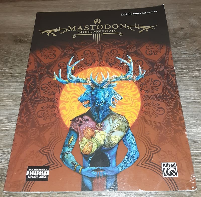 MASTODON - BLOOD MOUNTAIN - GUITAR TAB BOOK - TABLATURE - | Reverb
