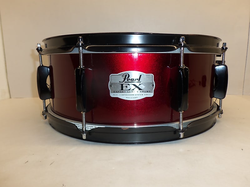 Pearl Export Wine Red 14" Snare Drum 1455S | Reverb