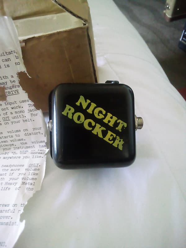 Night rocker Vintage Guitar to Headphones Amp 1980s | Reverb