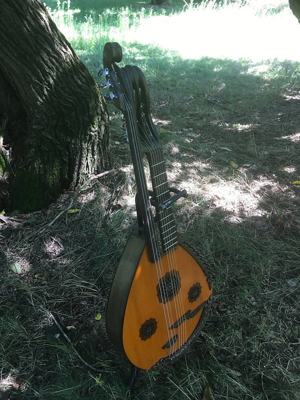 NEW Kobza Double Neck 17 String Vihuela Ukraine Lute Folk | Reverb