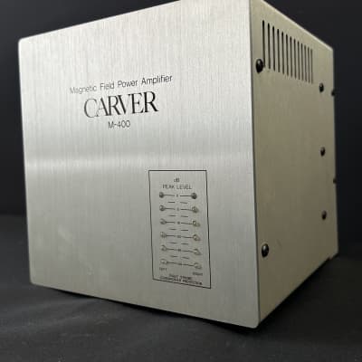 Carver M-400 Cube Magnetic Field Stereo/Mono Power Amplifier | Reverb