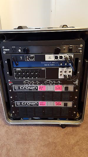 SoundCraft Ui16 / (2) Crown 810 Power Amps / (1) DBx | Reverb