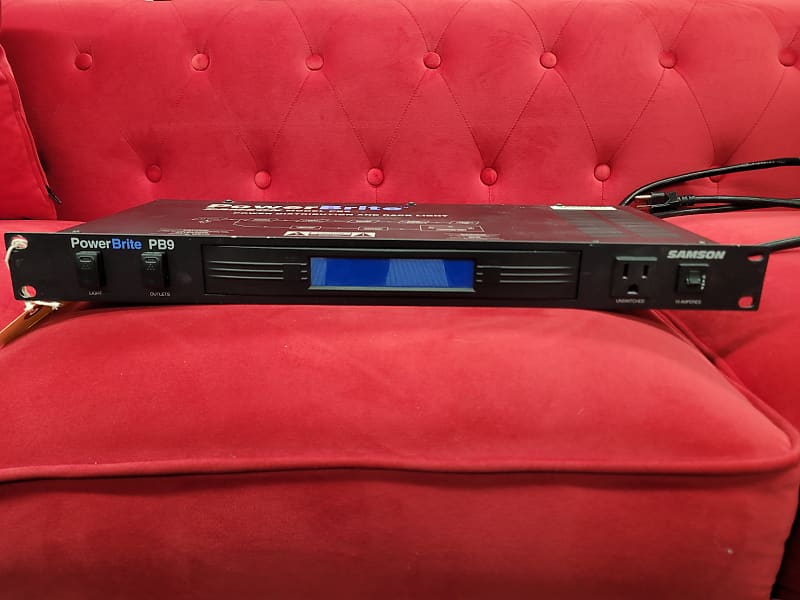 Samson PB9 PowerBrite Power Distribution And Rack Light Black | Reverb
