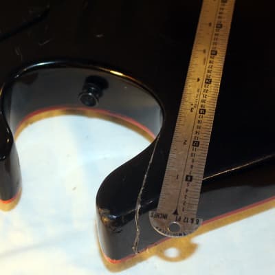 very rare Burnside by Guild Warrior 1980s - black | Reverb