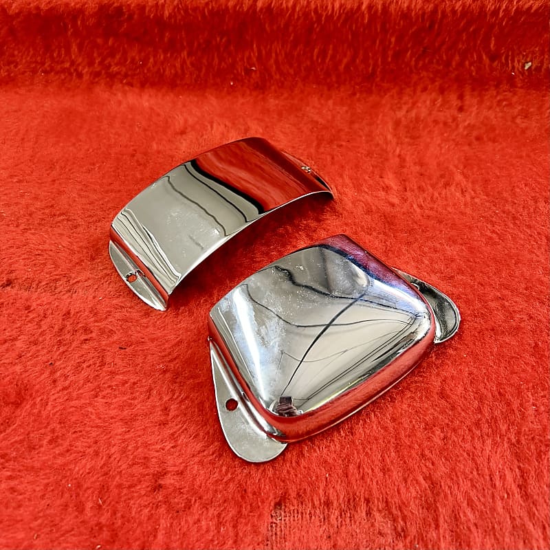 Fender Precision bass bridge/ pickup cover c 1970’s Chrome | Reverb