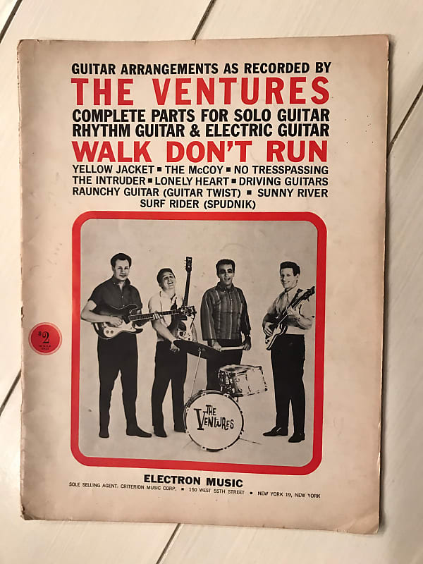 Vintage 1963 The Ventures Walk Don't Run Complete Guitar | Reverb UK