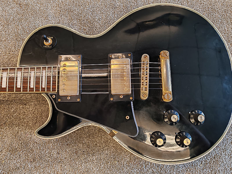 Antoria Custom - Les Paul style 1974 - Black | Reverb