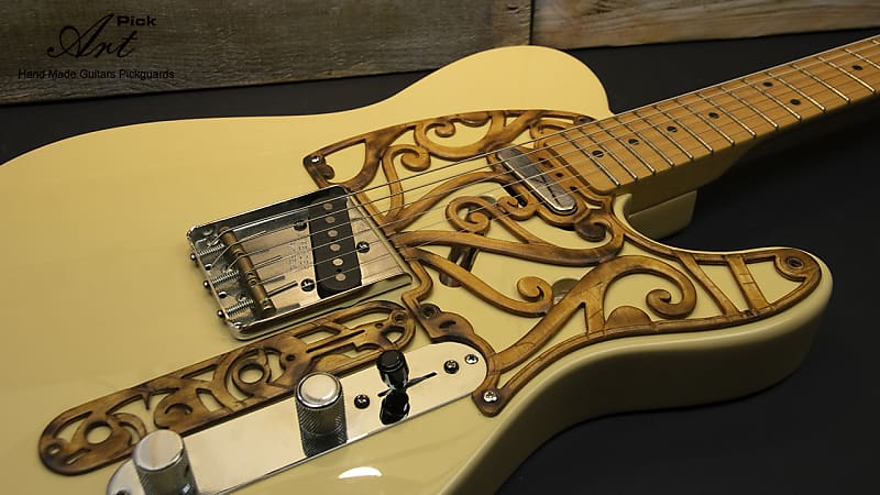 Engraved Telecaster Pickguard & Control Plate SET Handmade | Reverb