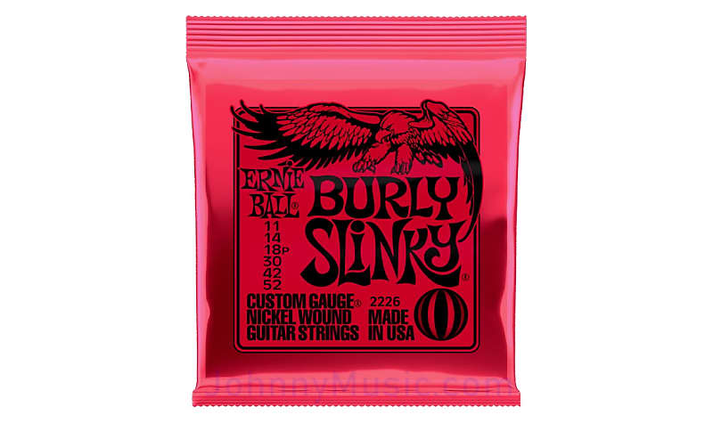 Burly Slinky Nickel Wound Electric Guitar Strings 11-52 | Reverb UK