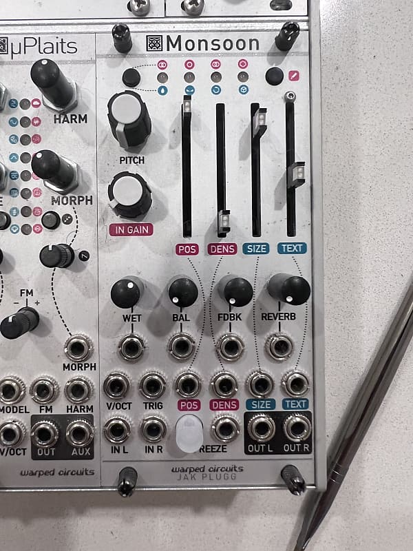 Warped Circuits Monsoon - mutable instruments clouds clone | Reverb