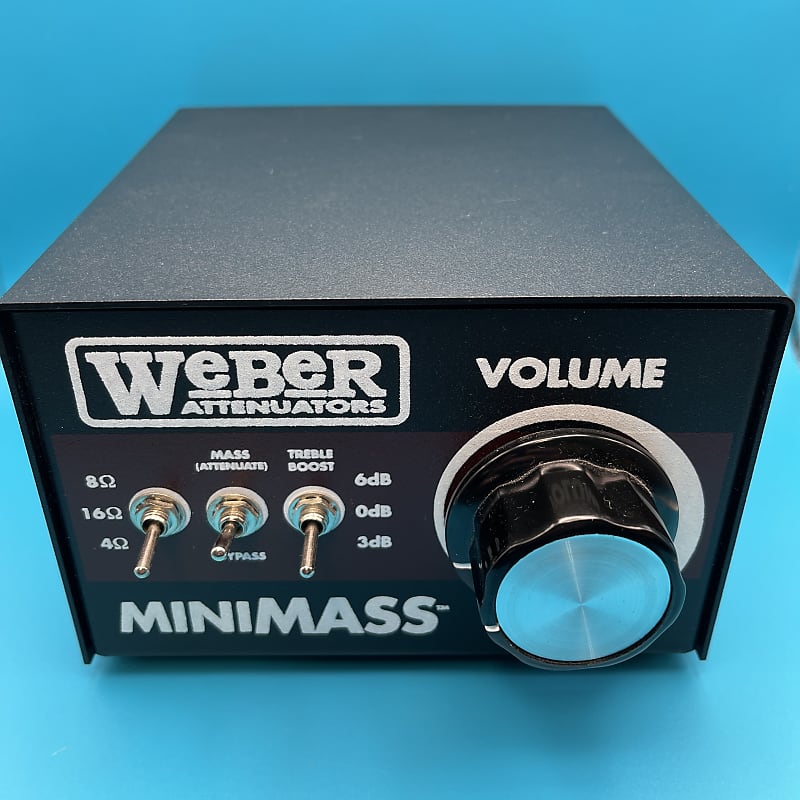 Weber MiniMass 50-Watt Attenuator - Black | Reverb