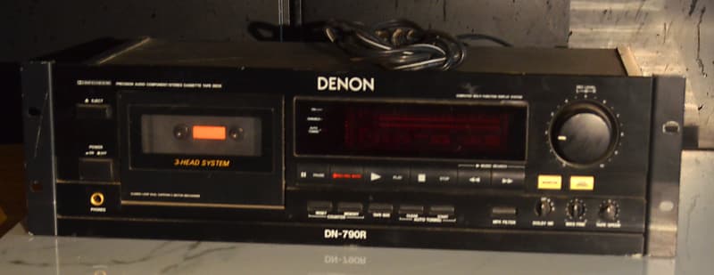 Denon 790R Rack Mount Cassette Deck w/ Balanced Outputs | Reverb