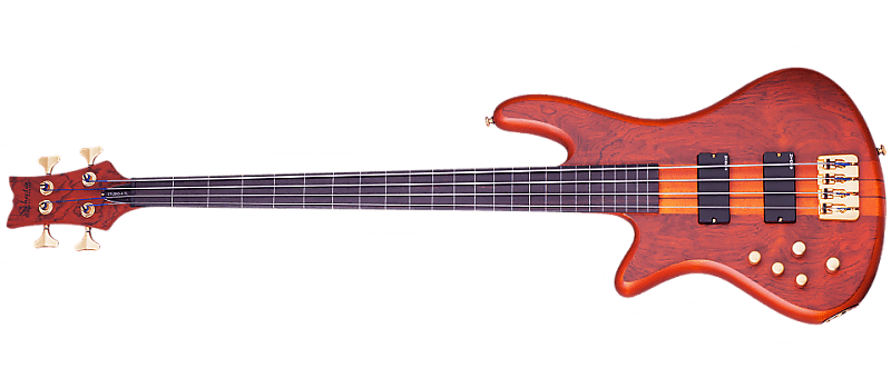 Schecter Stiletto Studio-4 Left-Handed Electric Bass Honey | Reverb