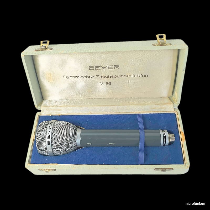 Beyer M69 60s Vintage Dynamic Microphone. Case. | Reverb Canada