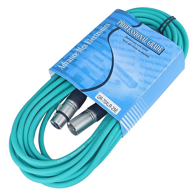 Mcsproaudio 25 Foot Male to Female 3 Pin XLR Mic Microphone | Reverb