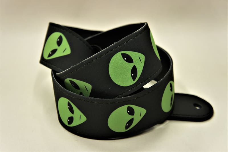 Cargoleni Guitar strap Alien Black/green | Reverb