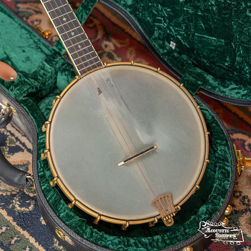 (Used) Snowbird Banjo Company Custom "Luna-Moth" Open-Back | Reverb