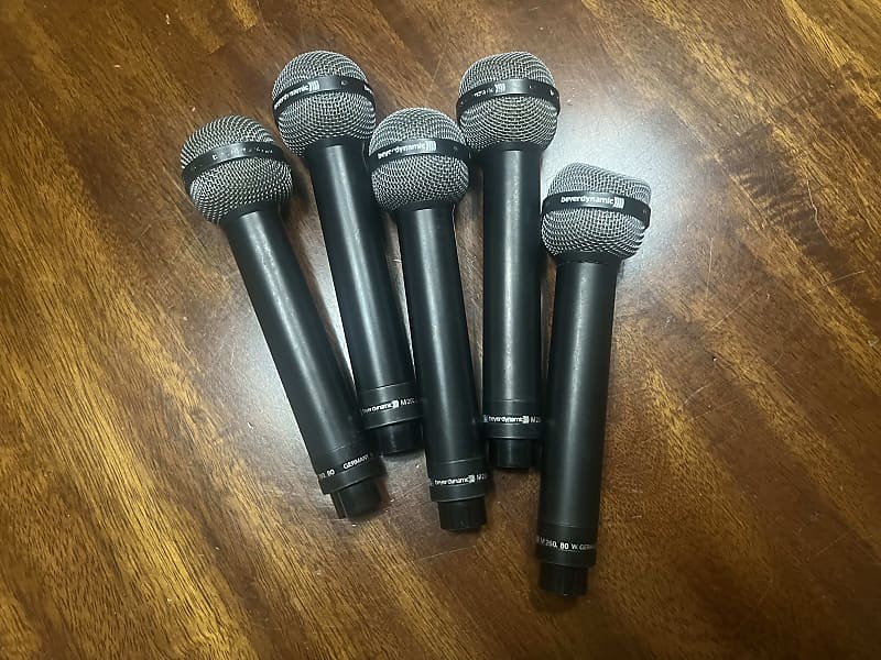 Lot of 5 Vintage Beyerdynamic M260.80 Ribbon Microphones – | Reverb