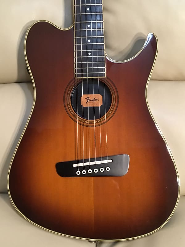 Fender Santa Rosa 1989 Two-tone burst Pre - Acoustasonic | Reverb