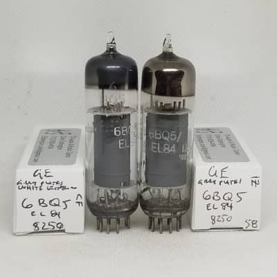 6BQ5/EL84 Amperex MaxiMatcher2 matched pair (2) tube lot | Reverb