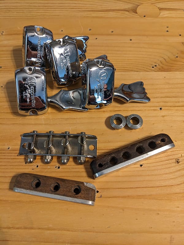 Mosrite Duck Foot Bass Tuners & Bass Parts | Reverb