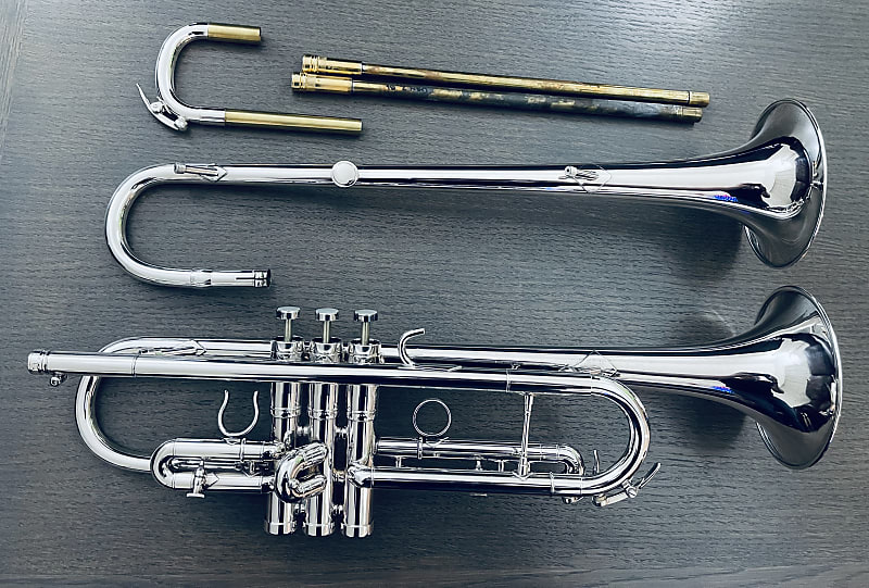 Edwards Generation II B Flat Modular Trumpet 2015-2016 Silver | Reverb