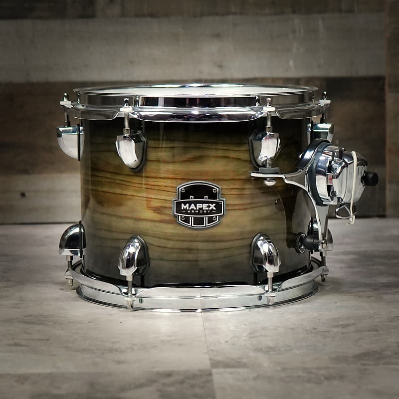 MAPEX ARMORY 10 INCH X 7 INCH MOUNTED TOM BLACK DAWN OPEN BOX | Reverb
