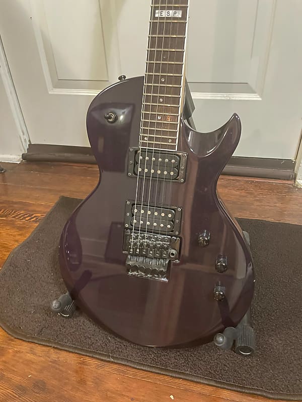 1997 Custom Shop ESP Eclipse Floyd Rose in Transparent Purple | Reverb